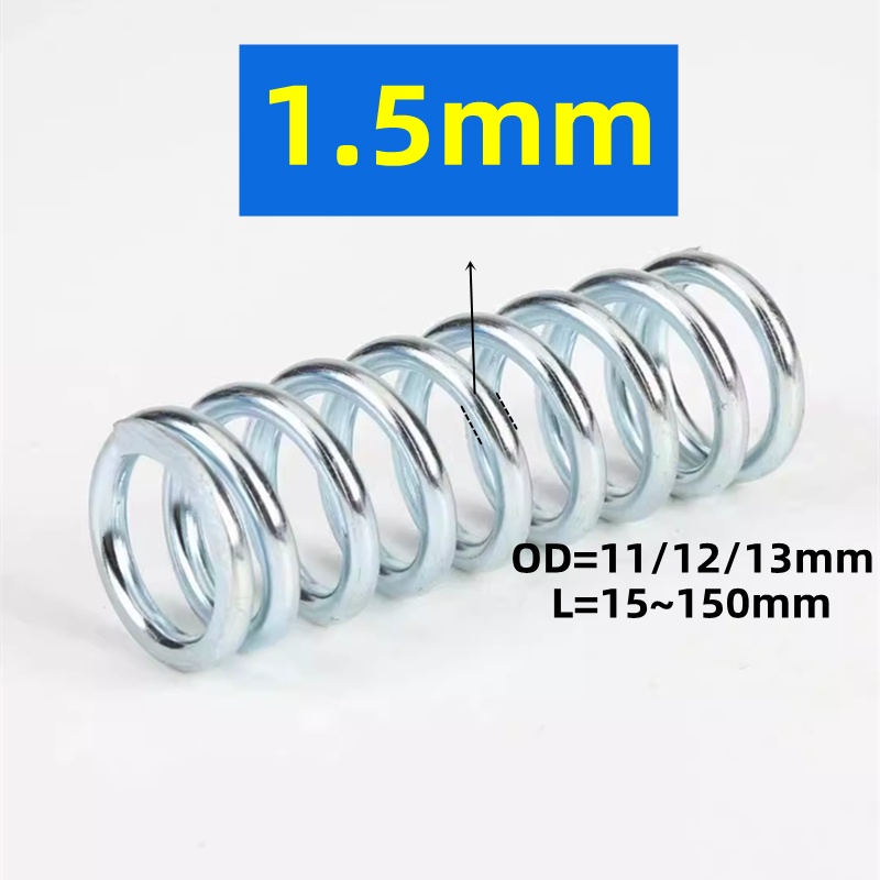 จัดส่งรวดเร็วcompression Spring D1.5mm * Od 11mm 12mm 13mm ความยาว 15 ...