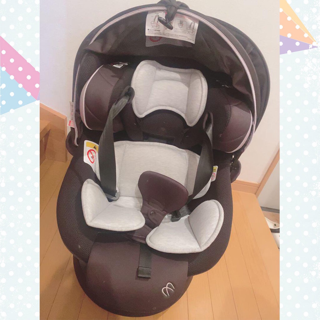 คาร์ซีทมือสอง - AILEBEBE KURUTTO R The First สีดำ (ปี2021) | Shopee Thailand