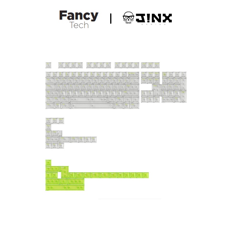 FancyTech T Series Transparent Keycaps - คีย์แคปเซ็ต | Shopee Thailand