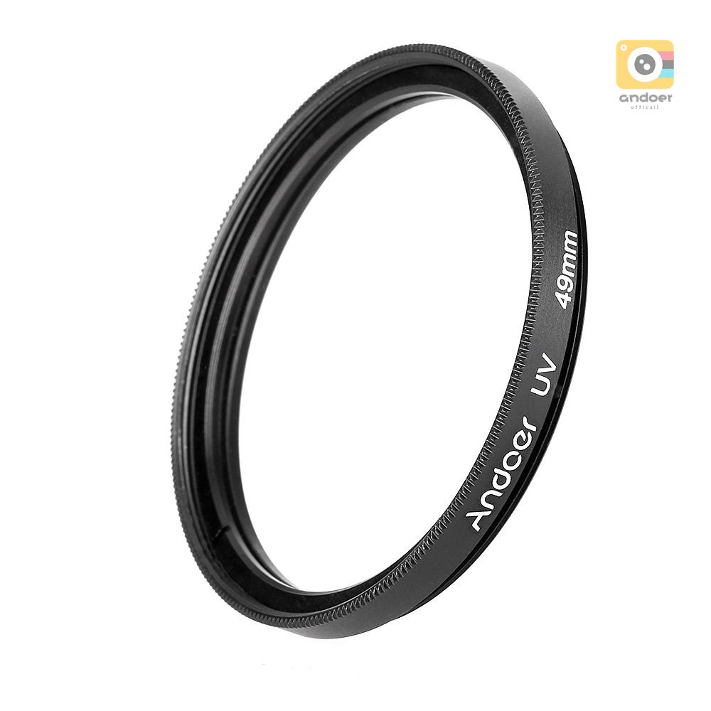 Andoer 49mm UV Ultra-Violet Filter Lens Protector for DSLR Camera ...