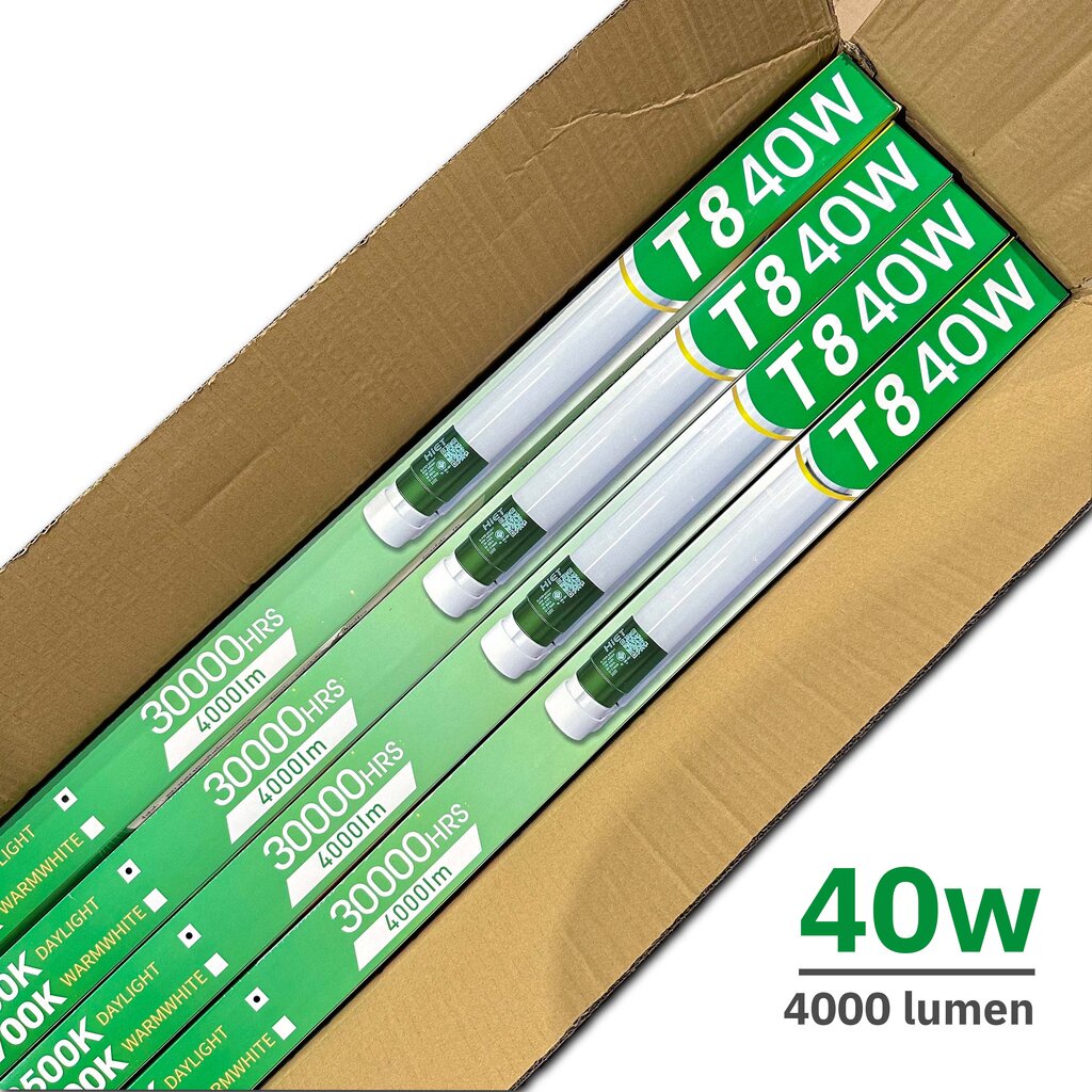 ลังละ 20ชุด HiET ชุดฟูลเซตหลอดพร้อมราง 9w 30w 40w LED T8 หลอดยาว 60/120 ซม. LED หลอดไฟยาว ...