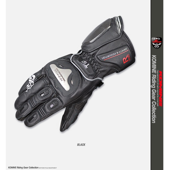 2018 Gk169 ถุงมือหนังไทเทเนียมอัลลอยด์ ยาว กันตก สําหรับแข่งรถ ...