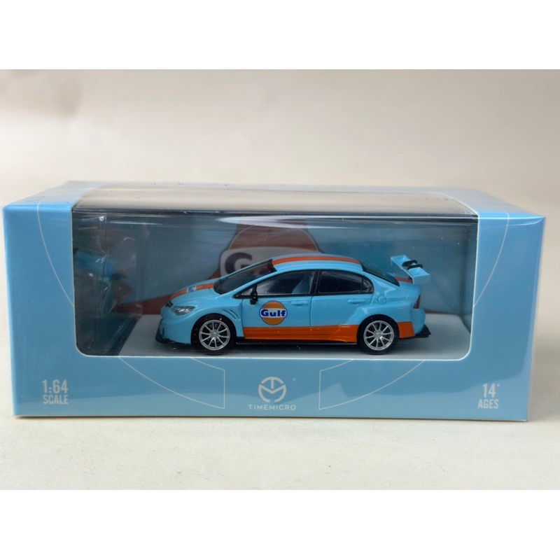 Honda Civic FD2 Gulf + Figure Scale 1:64 ยี่ห้อ Timemicro | Shopee Thailand