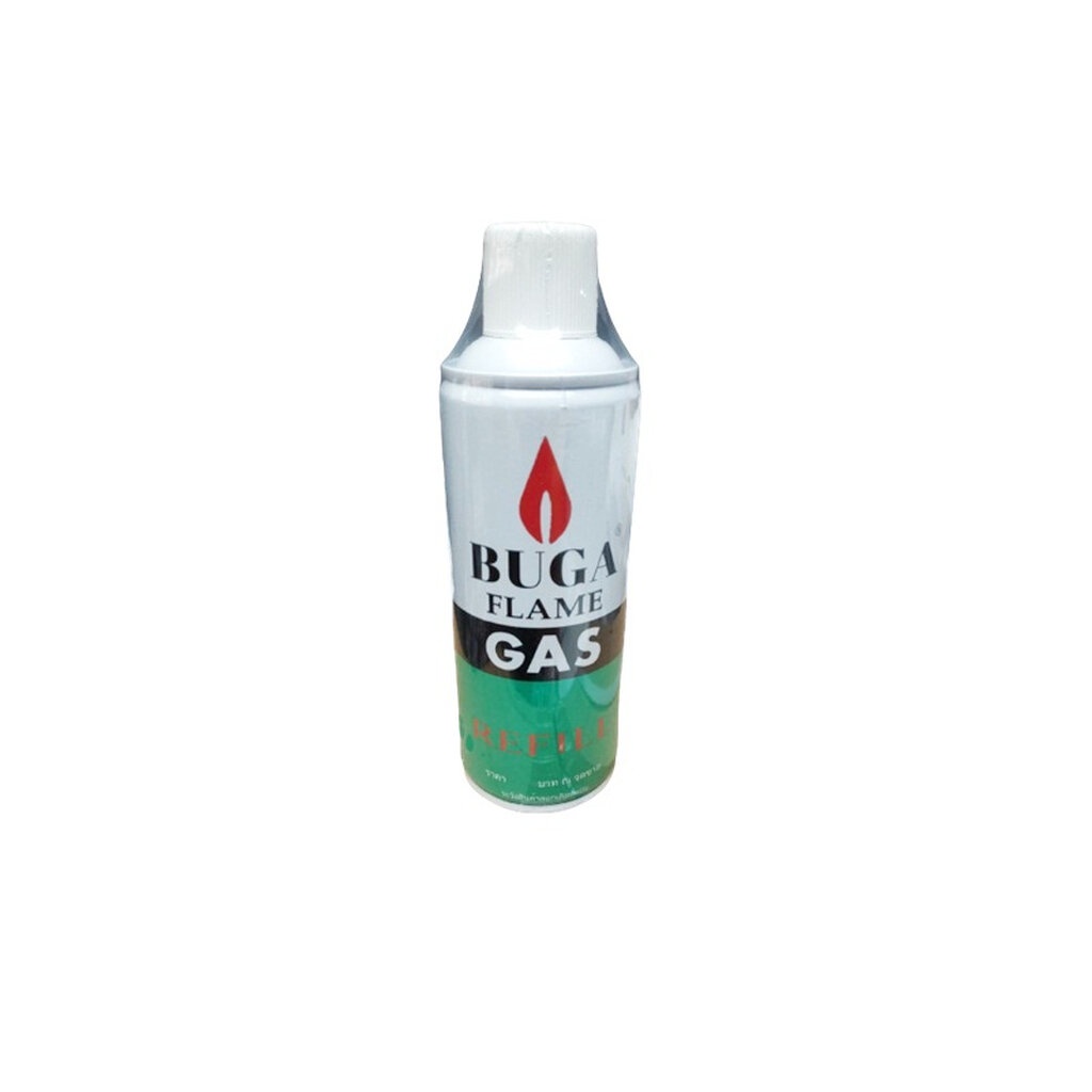 แก๊สกระป๋อง BUGA FLAME GAS ขนาด 375 ml. (12 กระป๋อง) ขนาดใหญ่ 375 ml ...