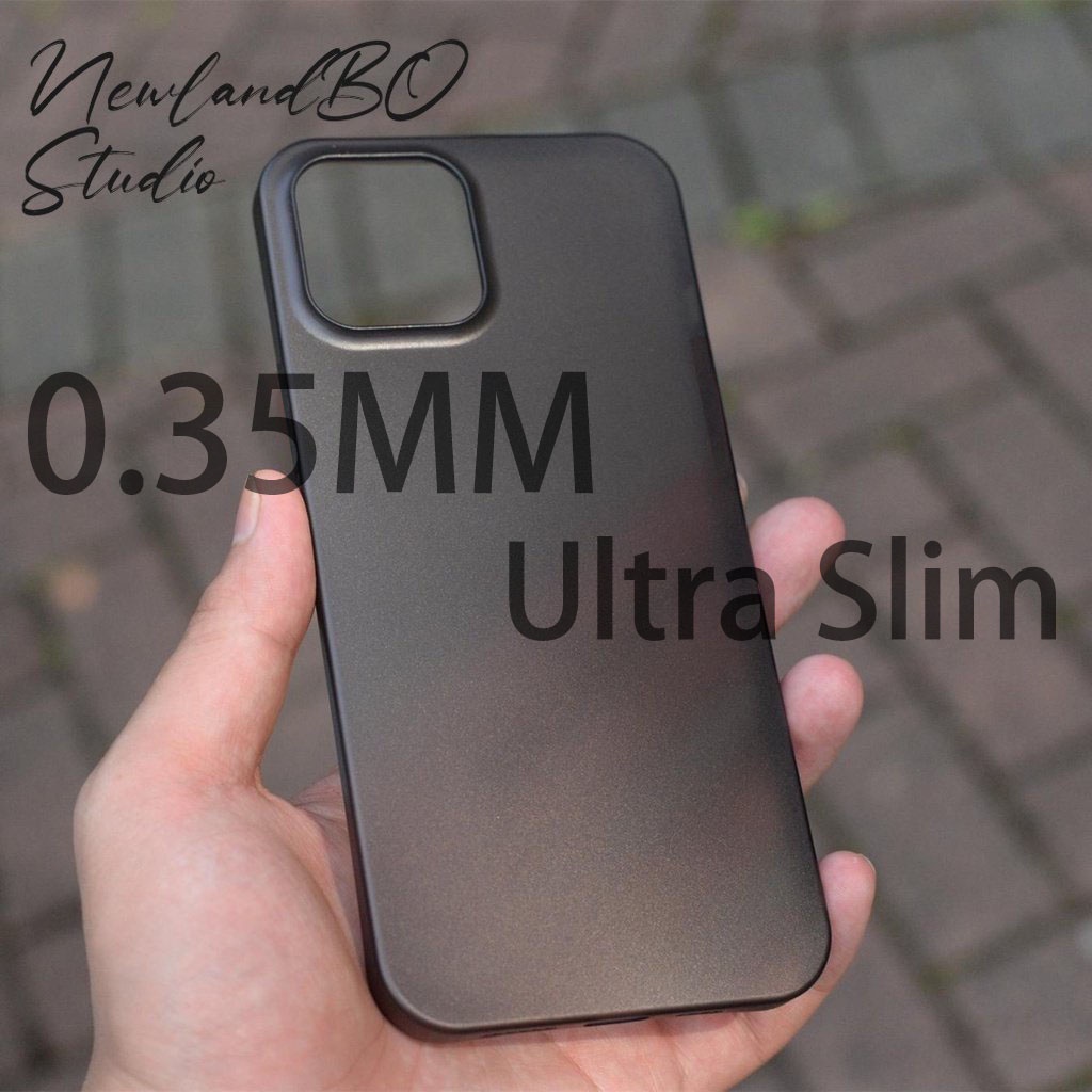 เคสโทรศัพท์มือถือ พลาสติกใส บางมาก ขนาด 0.35 มม. สําหรับ iPhone 15 14 13 12 Pro max Mini 13Mini ...
