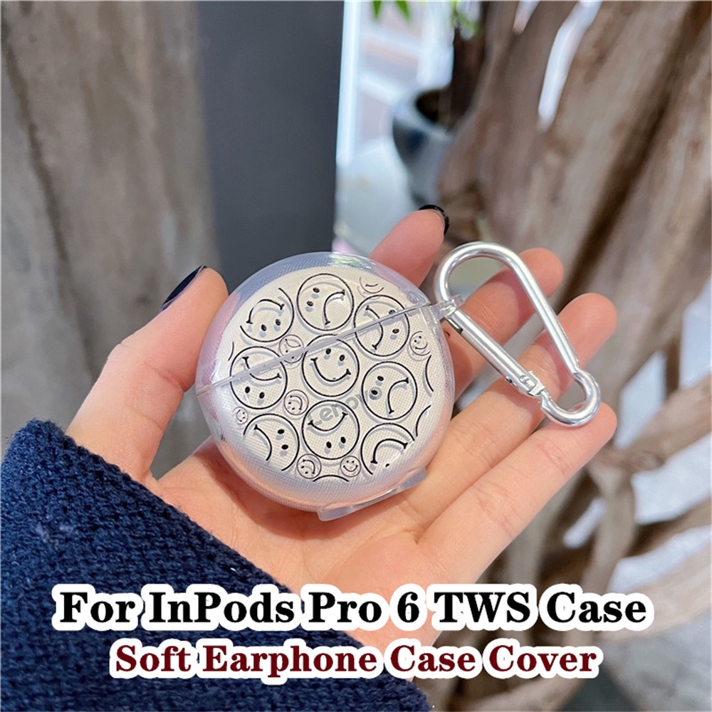 สําหรับ InPods Pro 6 TWS กรณีอินเทรนด์การ์ตูน Series โปร่งใสสําหรับ ...