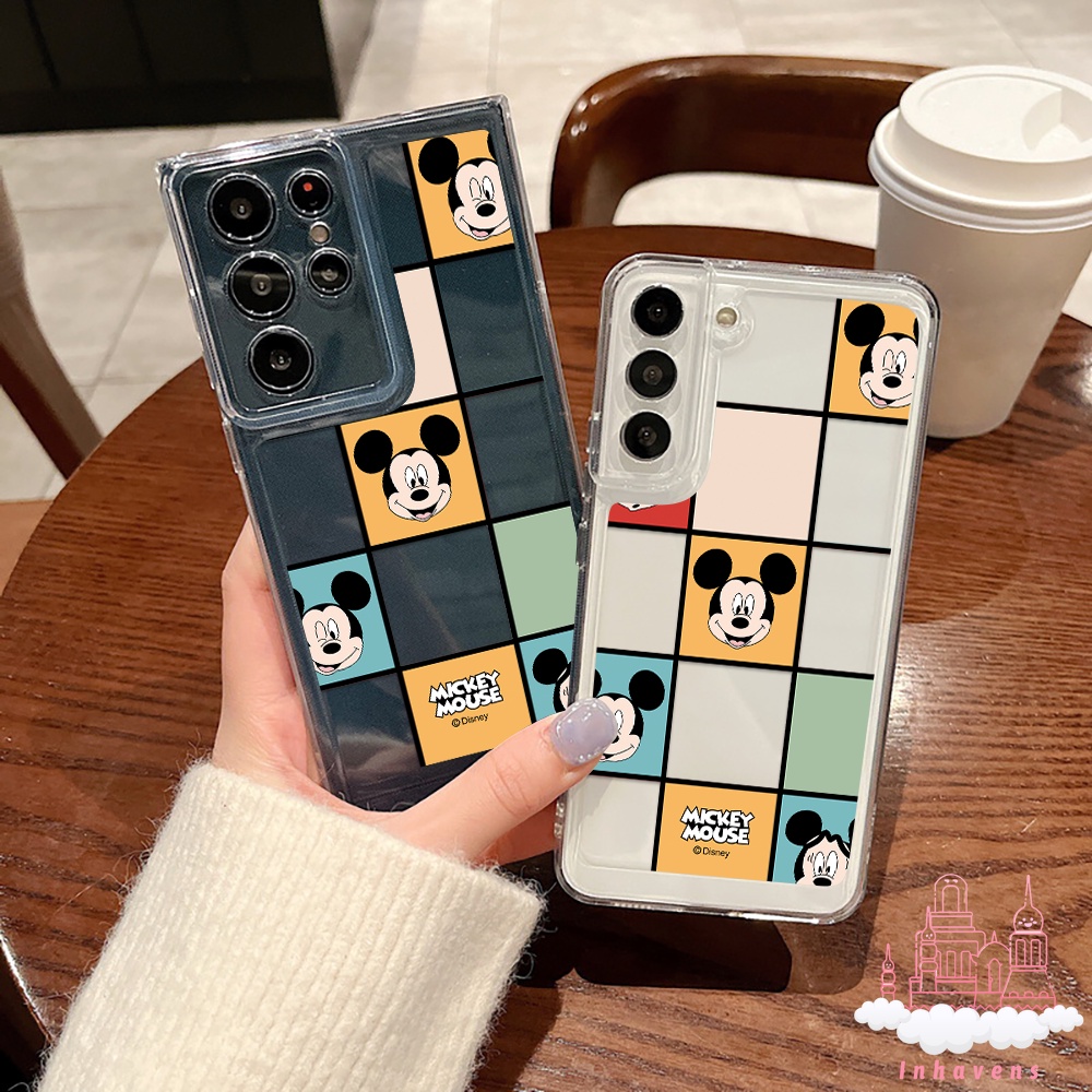 เคสซิลิโคนนิ่ม ลายมิกกี้เมาส์ กันกระแทก สําหรับ Samsung Galaxy S23 ...