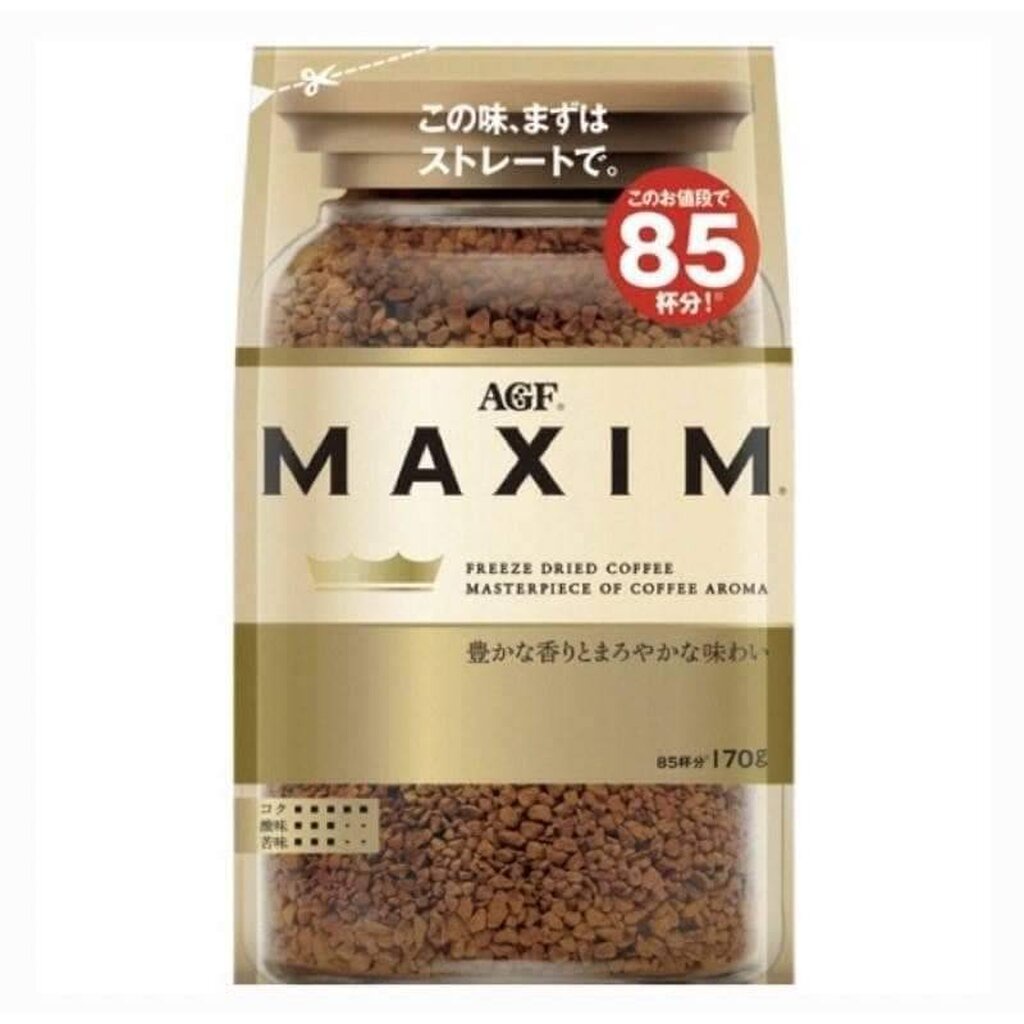 กาแฟ Agf maxim freeze dried coffee masterpiece of coffee aroma ขนาด170g (85แก้ว) | Shopee Thailand