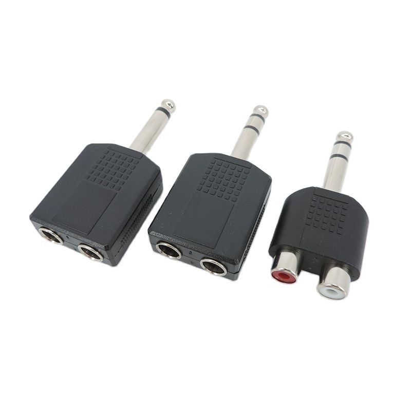 Audio connector Mono สเตอริโอ 6.35 มม.6.5 มม.1/4 "แจ็คชายถึง 6.35 6.5 ...