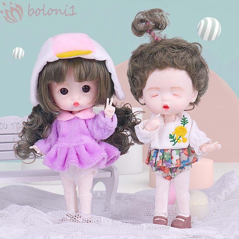[COD] Kawaii Mini BJD Dolls Cute Expression Kids Gift | Shopee Thailand