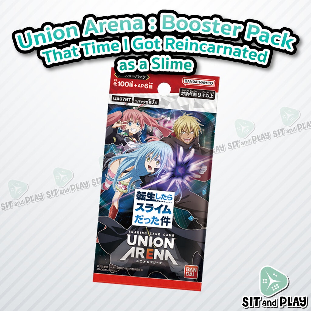 Union Arena : Slime - Booster Pack ลิขสิทธิ์แท้ 100% That Time I Got ...