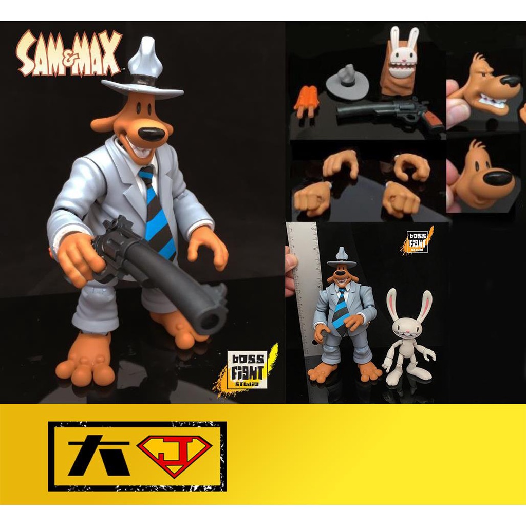 [Domestic พร้อมส่ง] ฟิกเกอร์ BFS Boss Strike Sam and Max Rhubarb Dog ...