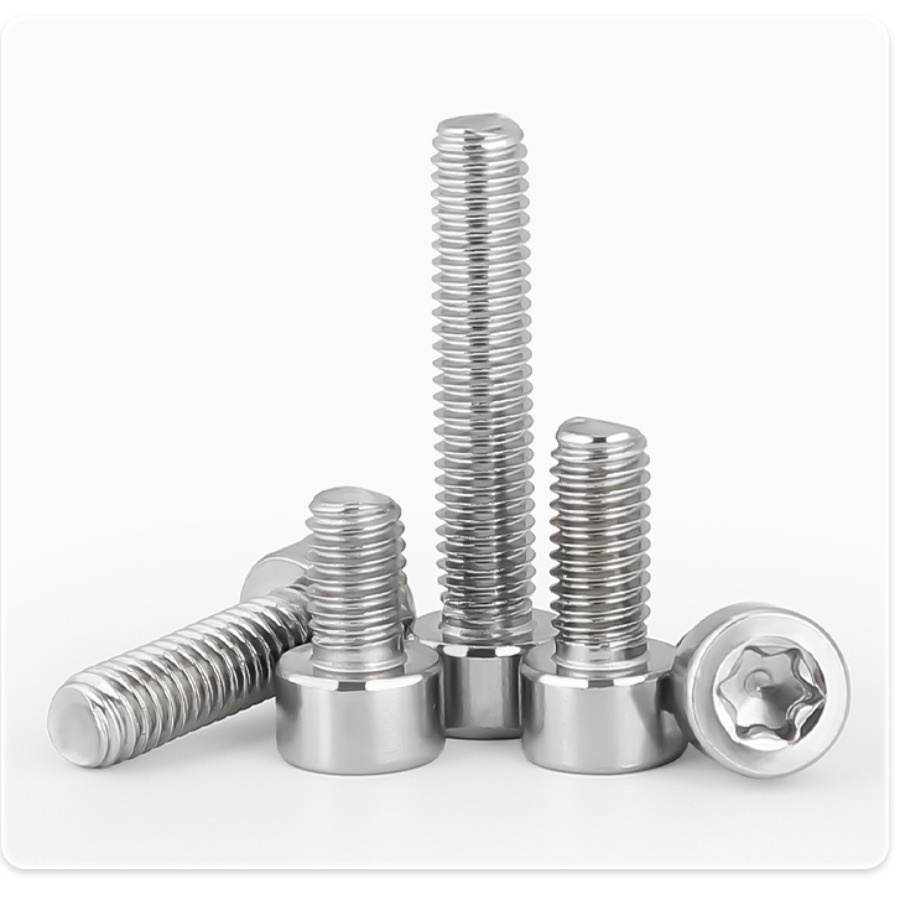 [HNK] สกรูหัวกระบอก สเตนเลส 304 รูปดาว กันขโมย M3 M4 M5 M6 M8 GB2671.2 | Shopee Thailand