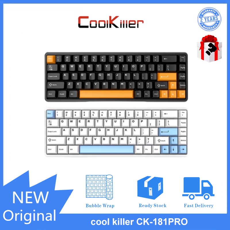 Coolkiller 181Pro คีย์บอร์ดไร้สาย บลูทูธ สามโหมด | Shopee Thailand