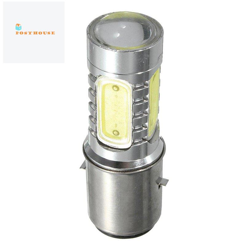 หลอดไฟหน้า LED 12V BA20D H6 4 COB สีขาว สําหรับรถจักรยานยนต์ รถ ATV ...