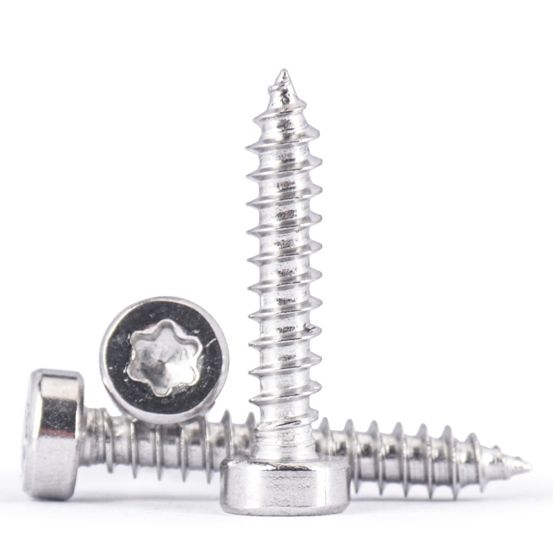 [HNK] สกรูหัวกระบอก สเตนเลส 304 แบบบาง M2M3M4M5M6M8 กันขโมย | Shopee Thailand