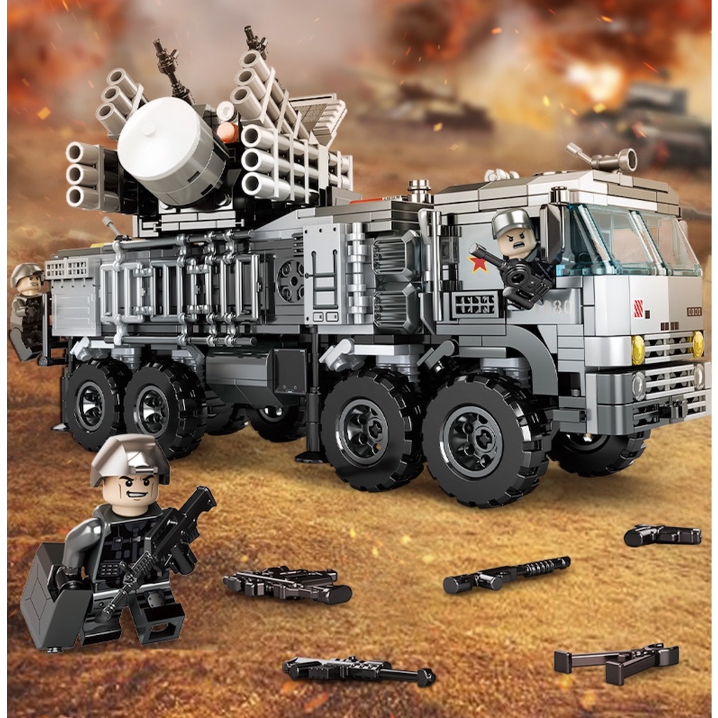 Mytopshop ใหม่ ชุดของเล่นโมเดลรถบรรทุก MOC WW2 Pantsir S1 SA-22 939 ชิ้น | Shopee Thailand