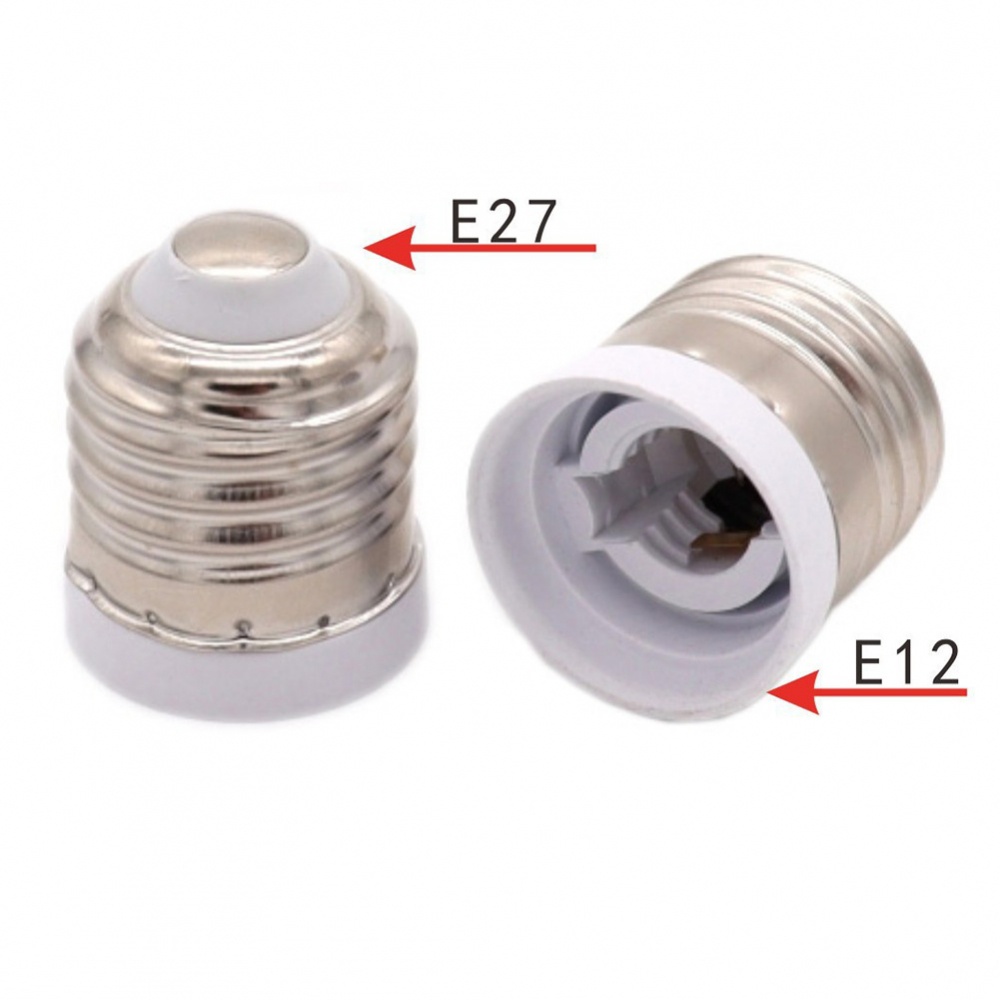 【COLORFUL】Lamp Heads Medium Base PBT 5 Pcs 80-277V Adapter E26 To E12 ...