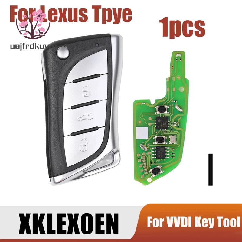 รีโมตกุญแจรถยนต์ 3 ปุ่ม สําหรับ Xhorse XKLEX0EN Lexus Type VVDI ...
