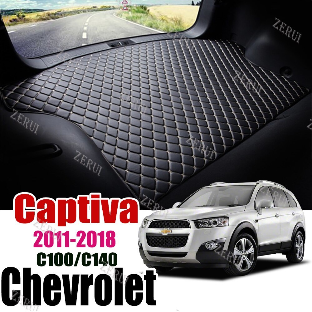 Zr สําหรับหนังรถ Trunk Mat Liner Pad Cargo Pad พรมสําหรับ Chevrolet ...