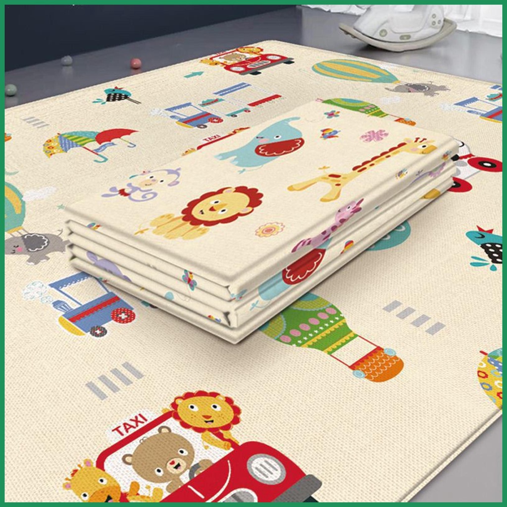เสื่อเด็กขนาดใหญ่และหนาพับได้ Kids Playmat Edge Reinforcement ...