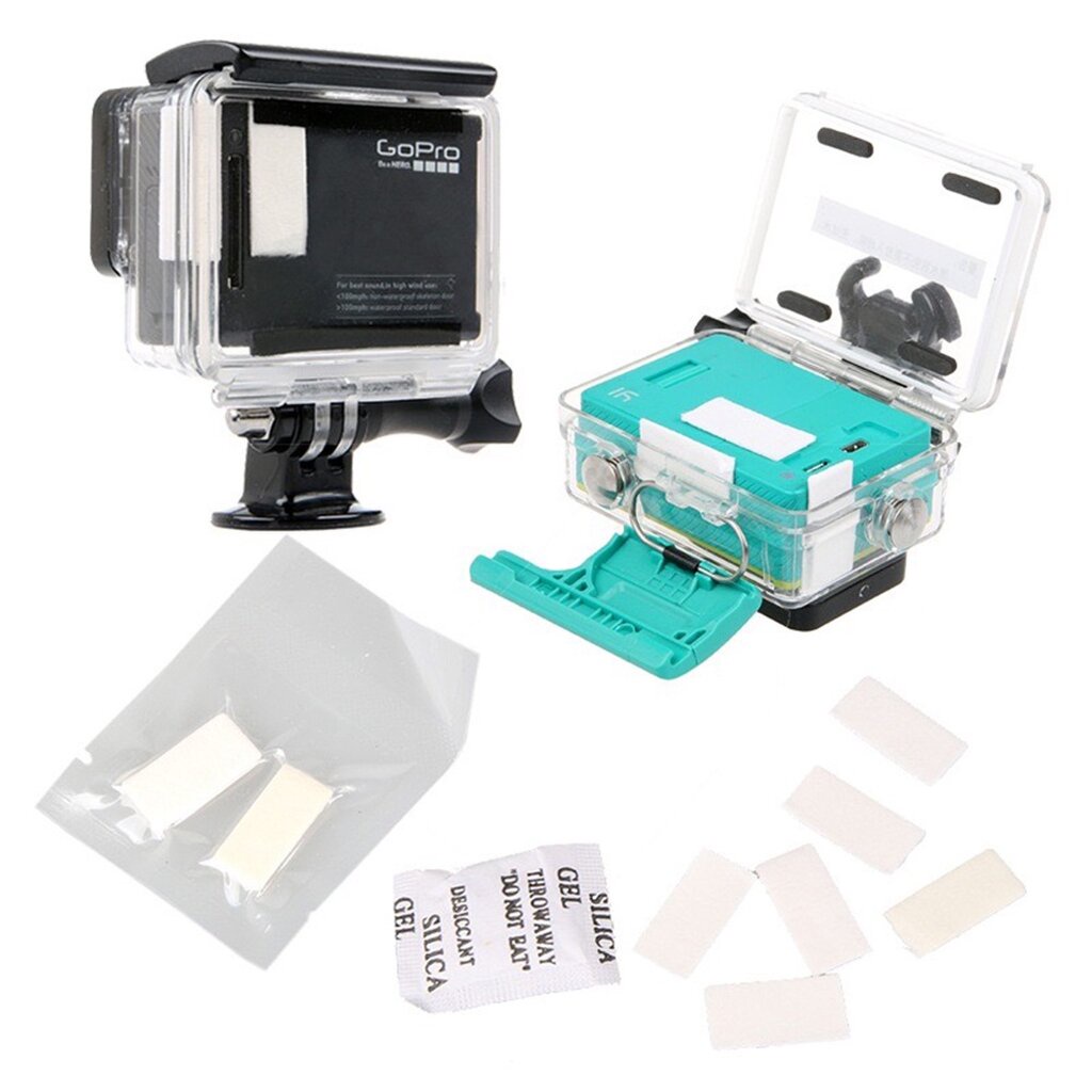 Anti-Fog Drying Reusable Inserts 12 Pieces แผ่นดูดความชื้น for GoPro ...