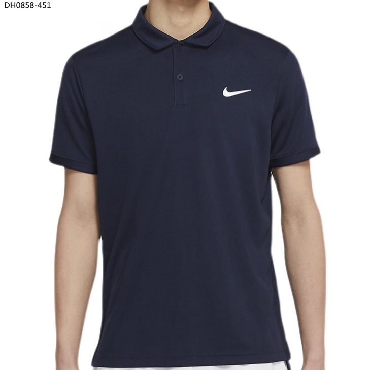 Nike DRI-FIT เสื้อโปโล แขนสั้น ปักลายโลโก้ DH0858 สําหรับผู้ชาย ...