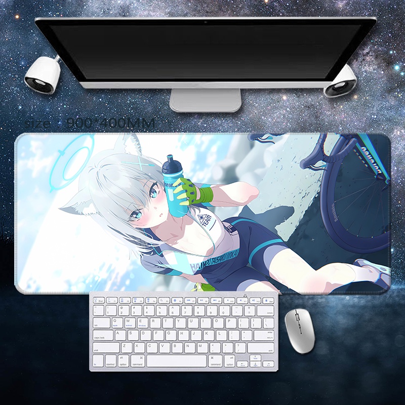 Blue Archive mouse pad oversized sorasaki hina/Misono Mika/Sunaōkami ...