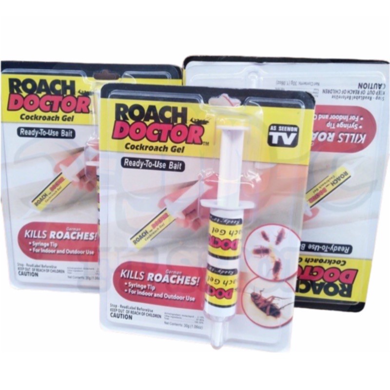 เจลกำจัดแมลงสาบ roach doctor เจลฆ่าแมลงสาบ ขนาด 30g ยาฆ่าแมลงสาบ ยา ...
