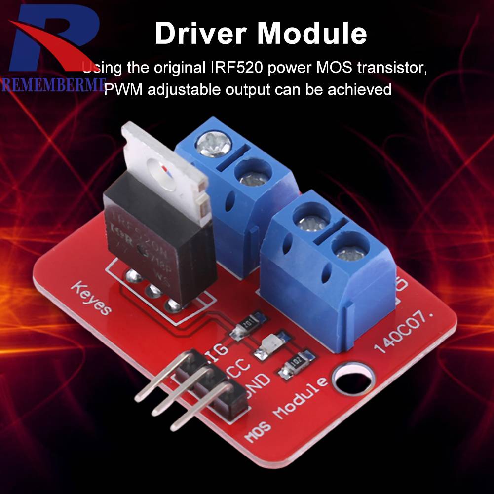 โมดูลไดรเวอร์ IRF520 MOS 0-24V สําหรับ Arduino MCU ARM | Shopee Thailand