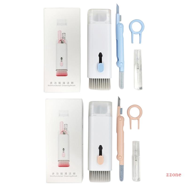 Zzz 7 in 1 ชุดแปรงทําความสะอาดหูฟัง คีย์บอร์ด ปากกา กําจัดฝุ่น พร้อม ...