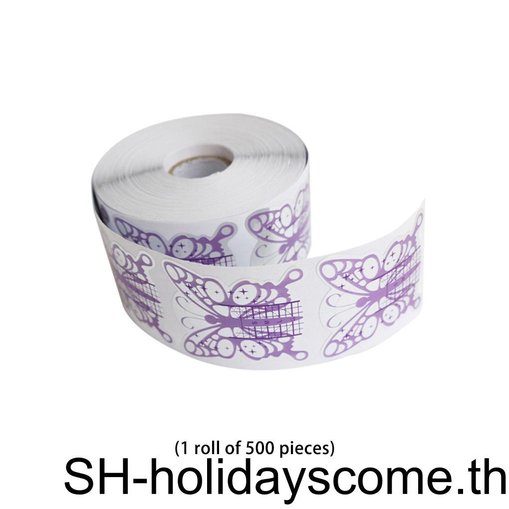 【Hclm】สติกเกอร์ต่อเล็บเจล ลายฉลุ สีม่วง แบบมืออาชีพ 500 ชิ้น | Shopee ...