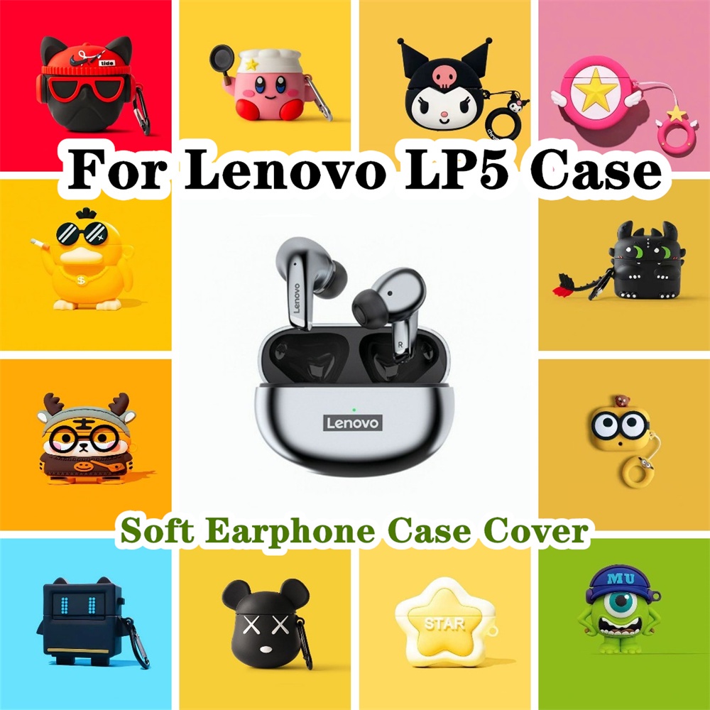 【Case Home】เคสหูฟัง แบบนิ่ม กันกระแทก ลายการ์ตูน สําหรับ Lenovo LP5 Lenovo LP5 | Shopee Thailand