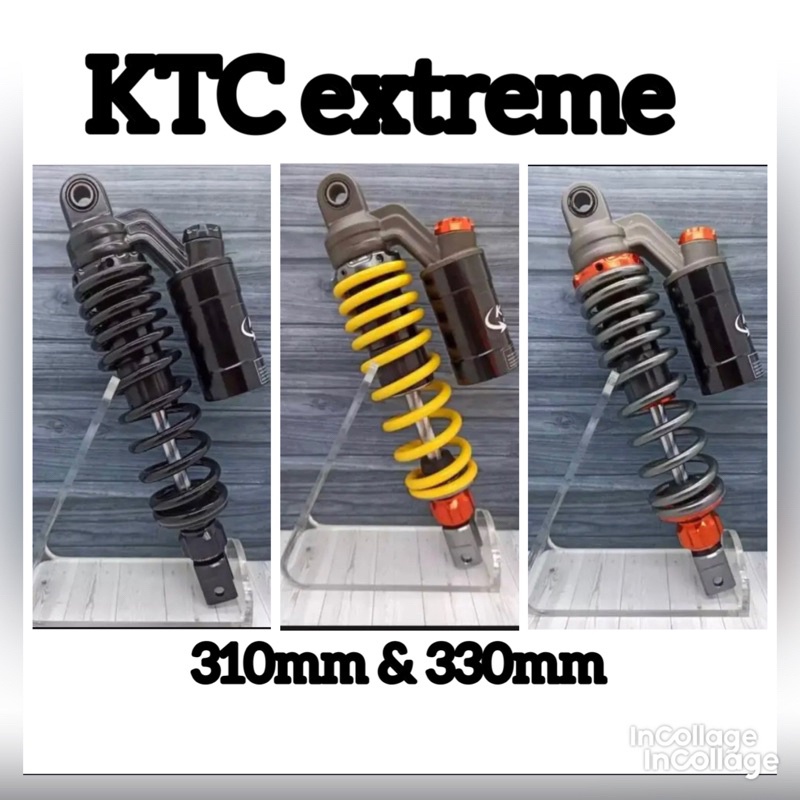 โช๊คอัพ KTC EXTREME matic Tube 310 มม. 330 มม. mio beat vario xeon miom3 vario 125 150 | Shopee ...