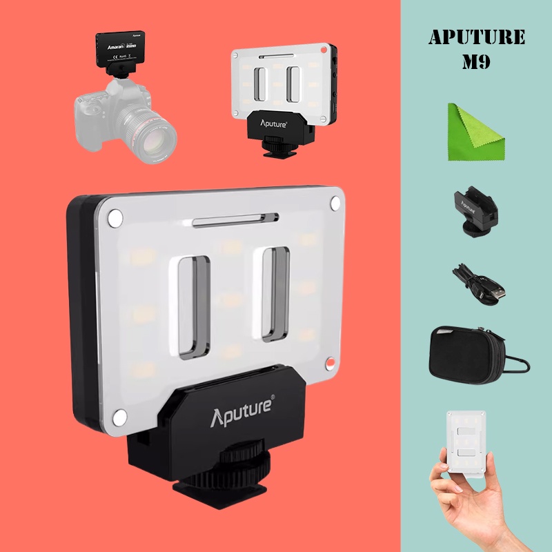 Aputure M9 ไฟเติมแสง LED ปรับได้ สะดวกสบาย สําหรับกล้องถ่ายรูป | Shopee ...