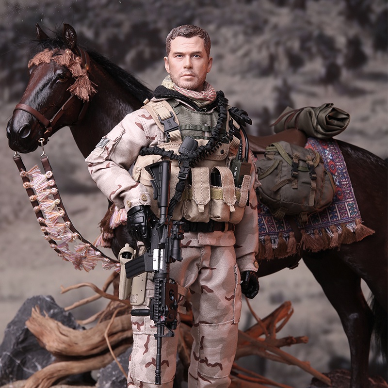 พร้อมส่ง โมเดลทหาร Minitimes 1/6 M019 12 Warriors SEALs Captain Beret ...