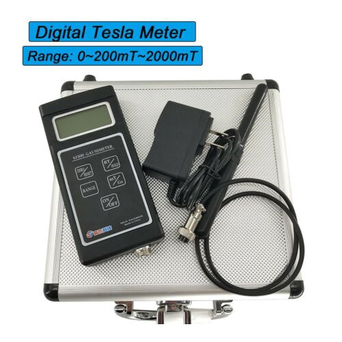 Teslameter Magnetic Field Gauss Meter Gaussmeter DC Magnetic Field ...