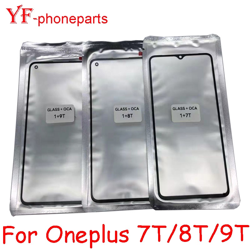 กระจกหน้าจอสัมผัส ด้านหน้า และ OCA อะไหล่ซ่อมแซม สําหรับ OnePlus 3 3T 5 5T 6 6T 7 7T 8T 9 Pro ...