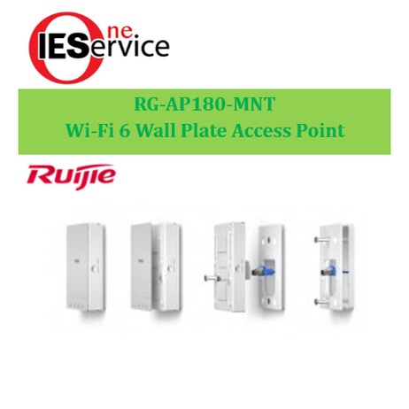 Ruijie Reyee RG-AP180-MNT Wi-Fi 6 Wall Plate Access Point (1 unit ...