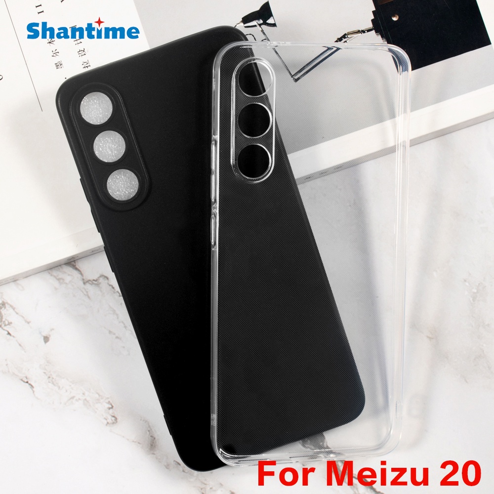สําหรับ Meizu 20 โทรศัพท์ป้องกันกลับเชลล์เคส TPU แบบนุ่ม | Shopee Thailand