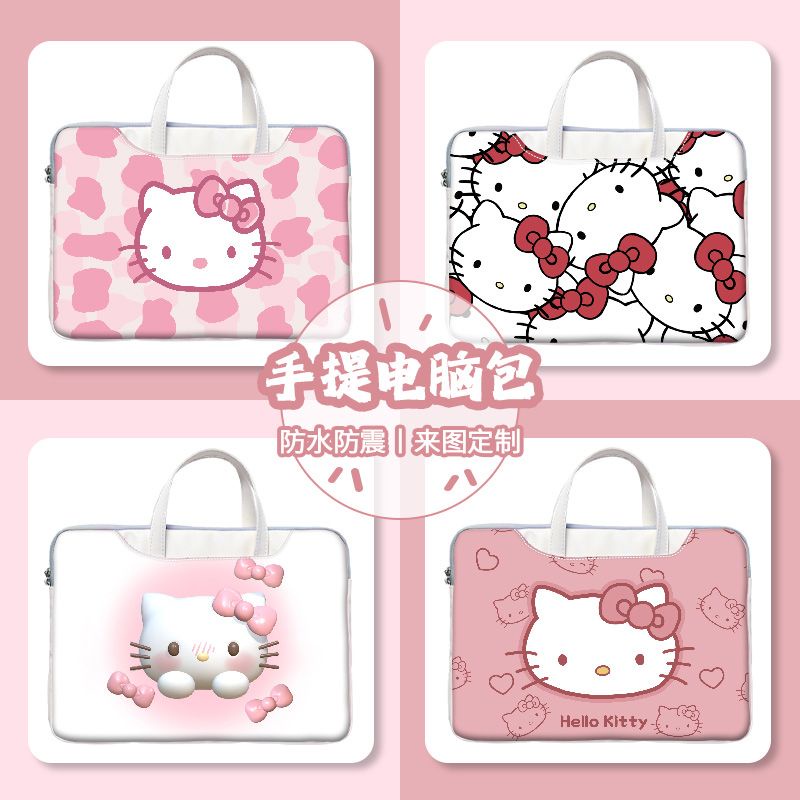 กระเป๋าใส่แล็ปท็อป คอมพิวเตอร์ ลาย Hello Kitty แบบพกพา สําหรับ Apple ...