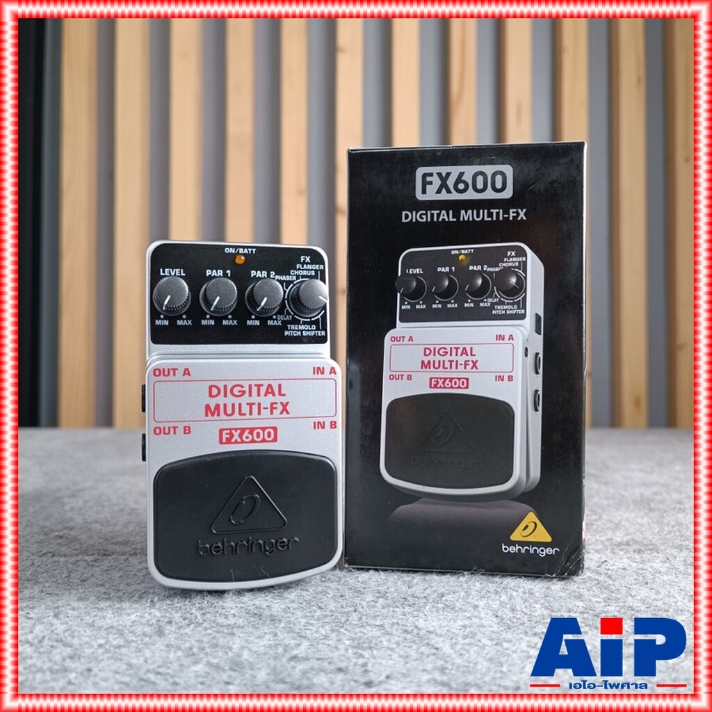 BEHRINGER FX-600 เอฟเฟคกีต้าร์ Digital Multi-Effect Pedal เอฟเฟคแบบ ...