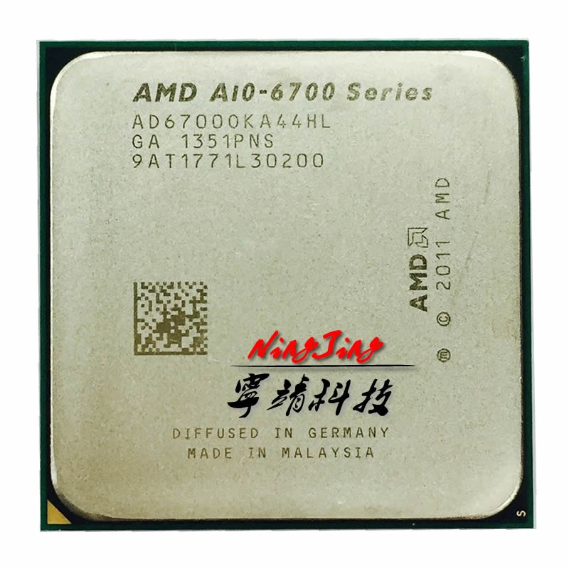 ซ็อกเก็ตโปรเซสเซอร์ CPU AMD APU A10 6700 A10 6700K A10 6700 K 3.7 GHz Quad-Core Quad-Thread ...
