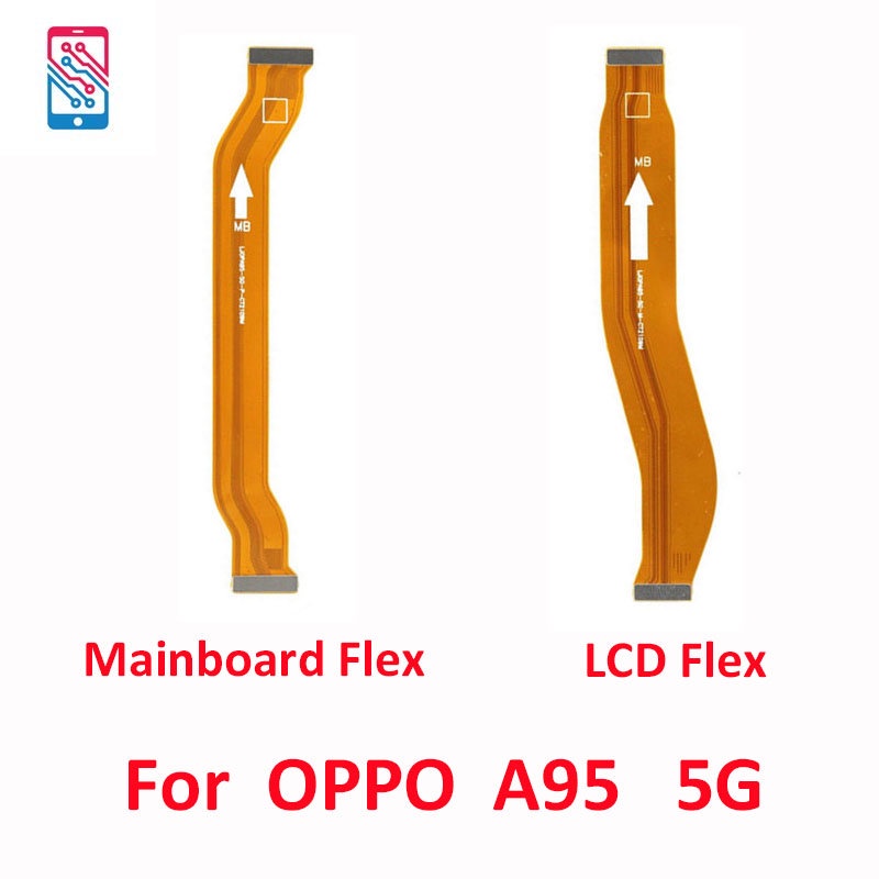 เมนบอร์ดเชื่อมต่อสายเคเบิล หน้าจอ LCD สําหรับ OPPO A95 5G PELM00 ...