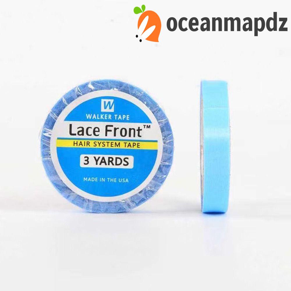 OCEANMAPDZ เทปต่อผม คุณภาพสูง มืออาชีพ อุปกรณ์เสริมร้านทําผม DIY สีฟ้า ทนทาน ใช้ง่าย เทปกาวติด ...