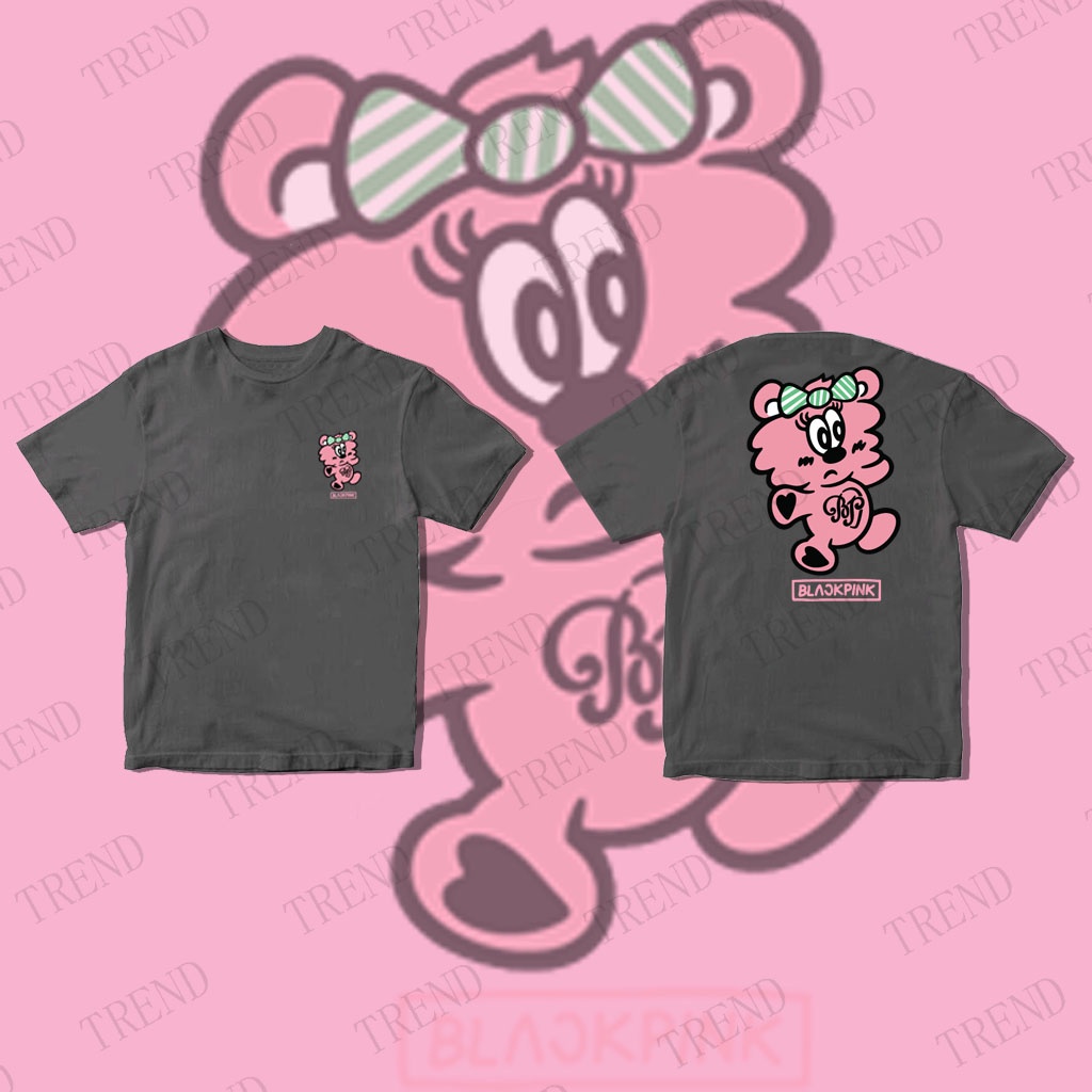 KPOP BLACKPINK x VERDY BORN PINK WORLD TOUR ผ้าฝ้ายเสื้อยืดผู้หญิงบวกขนาด Jisoo Lisa Rose Jennie ...