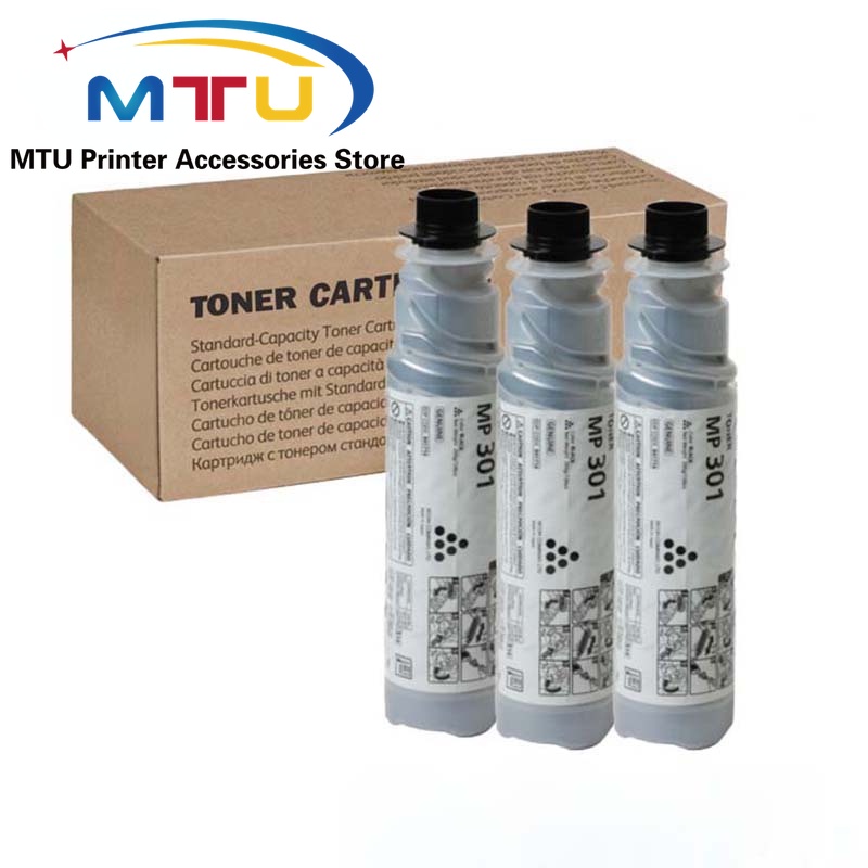 ตลับหมึก BK200g MP 301 MP301 สําหรับเครื่องถ่ายเอกสาร Ricoh MP 301SP ...