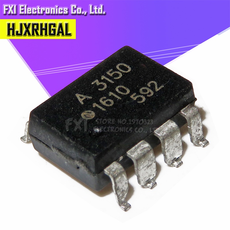 ใหม่ วงจรรวมออปโต้คัปเปลอร์ HCPL3150 HCPL-3150 A3150V A3150 SOP-8 10 ...
