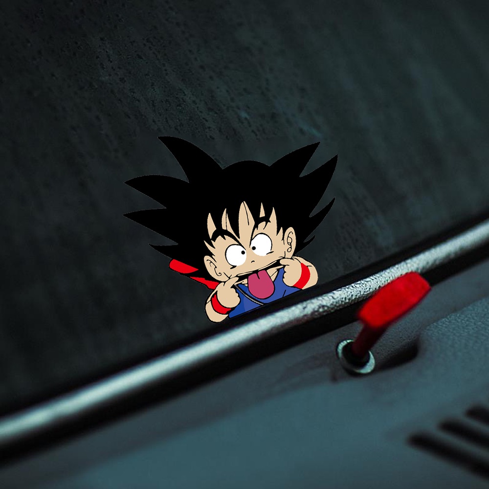 JDM Dragon Ball Goku สะท้อนแสง สติ๊กเกอร์ Vinyl ตกแต่งรถ รถไฟฟ้า รถยนต์ ...