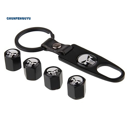 [CFGY Auto] ชุดพวงกุญแจประแจ รูปกะโหลก สําหรับล้อยางรถยนต์ | Shopee ...